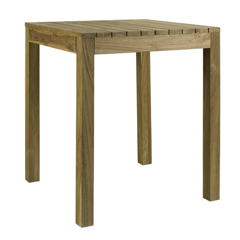 OUTDOOR RUSTIC TEAK COUNTER TABLE